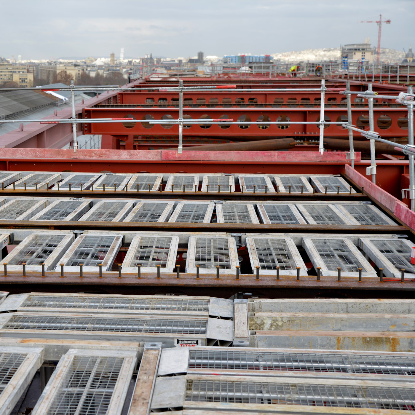 TITAN HV aluminium floor slab formwork - ISCHEBECK TITAN