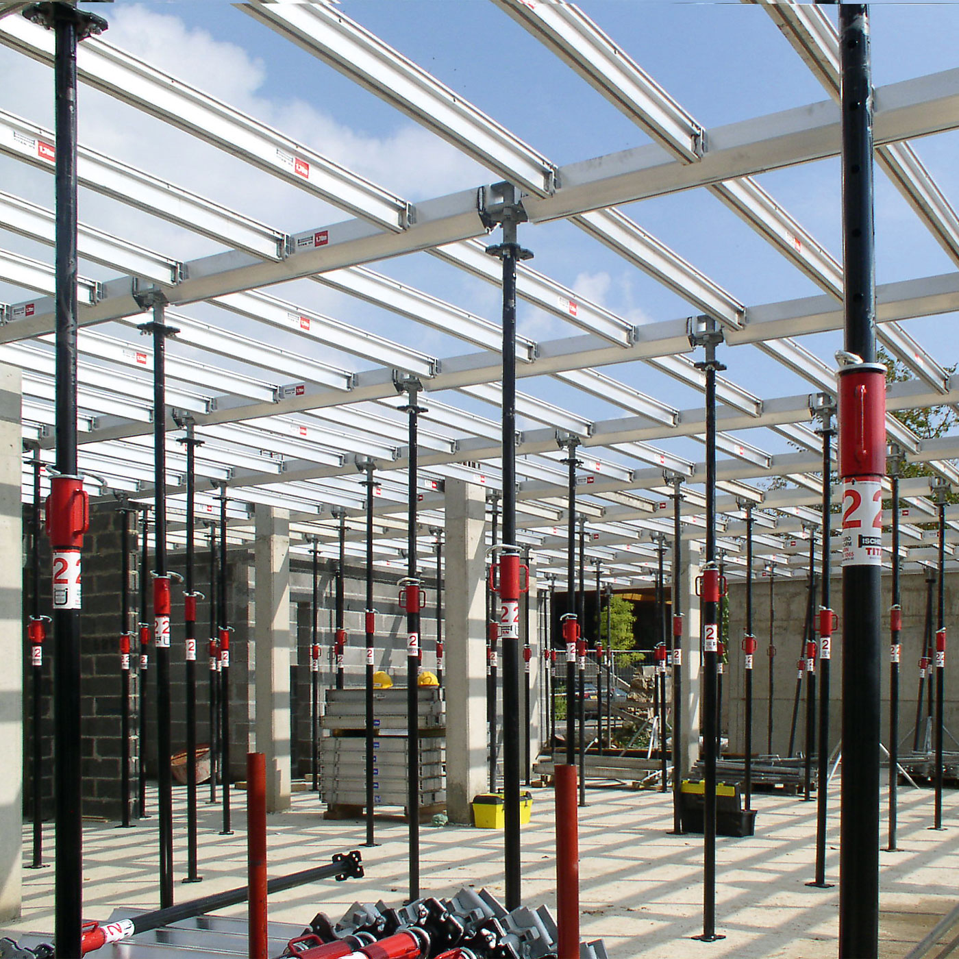 TITAN HV aluminium floor slab formwork - ISCHEBECK TITAN