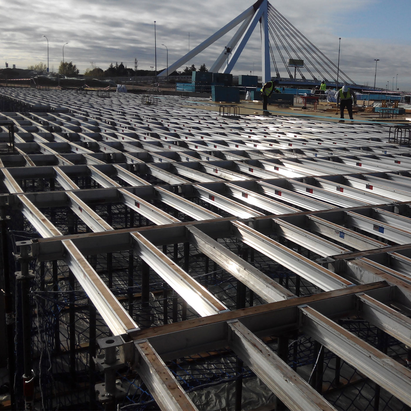 TITAN HV aluminium floor slab formwork - ISCHEBECK TITAN