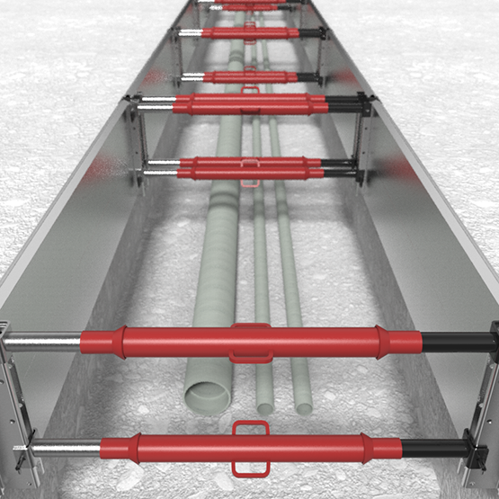 Buried services with our GIGANT products - ISCHEBECK TITAN